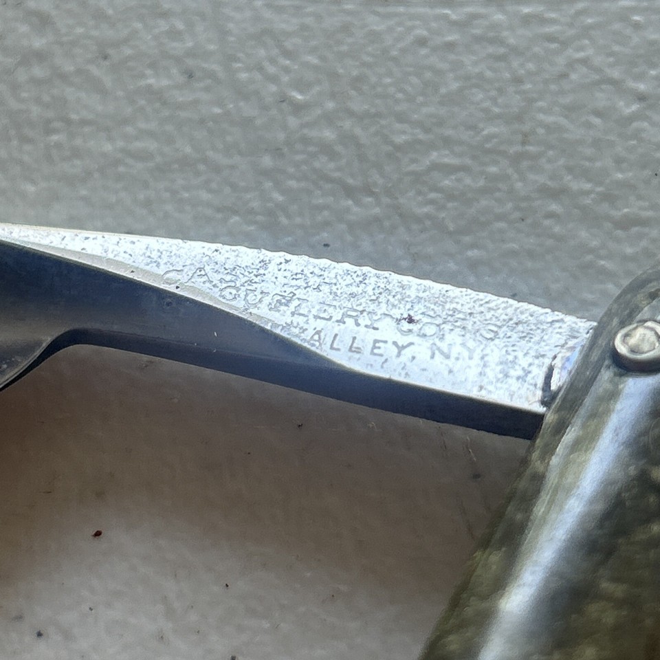 Vtg Case Brothers Straight Razor Little Valley NY | eBay