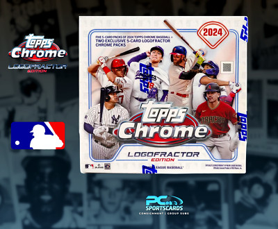 2024 Topps Chrome Baseball Logofractor Edition Hobby Box Factory Sealed ...