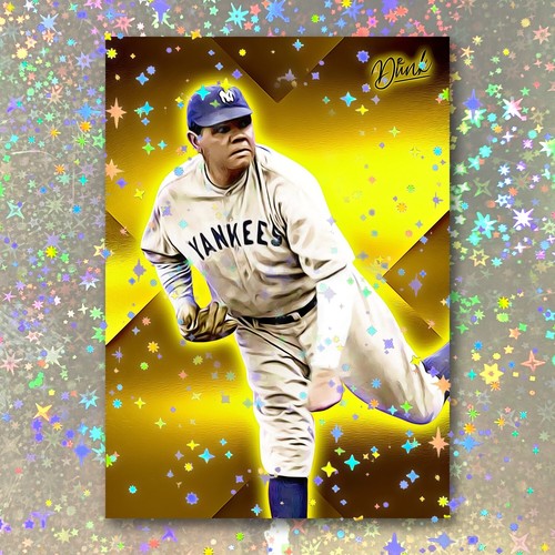 Babe Ruth Holographic X-Ceptional Sketch Card Limited 1/5 Dr. Dunk ...