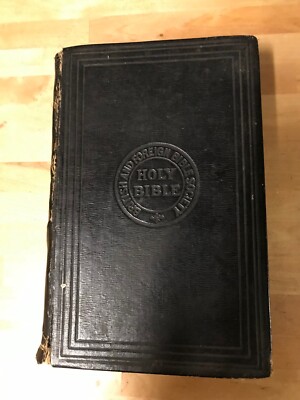 BRITISH AND FOREIGN BIBLE SOCIETY The Holy Bible - 1908? Sister Chapman ...