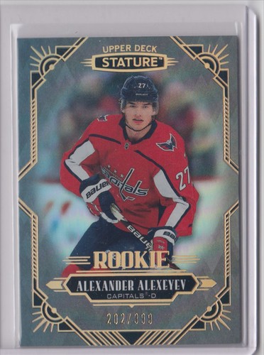 2020-21 Upper Deck Stature Rookie Alexander Alexeyev RC 202/399 ...