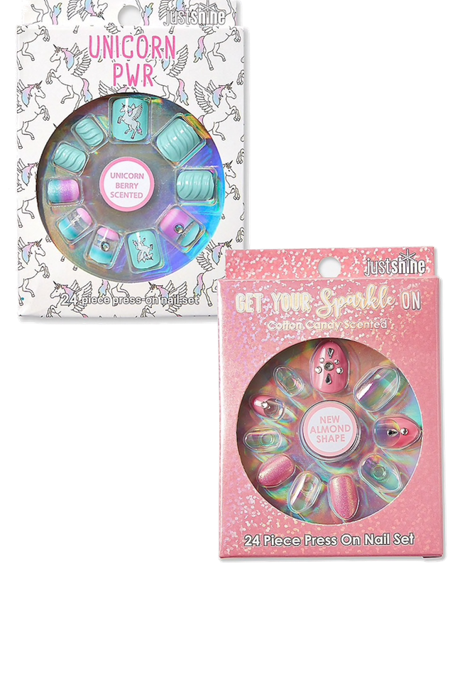 Justice Justshine Press On Nails Variety Mixed | eBay