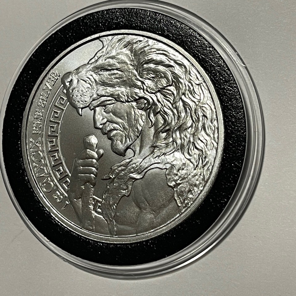 Mares Of Diomedes Hercules VIII Rare Coin 1 Troy Oz .999 Fine Silver ...