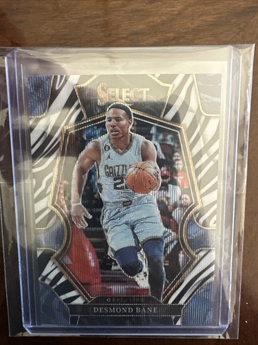 2022-23 Panini Select - Premier Level Desmond Bane #163 Zebra Prizm for ...