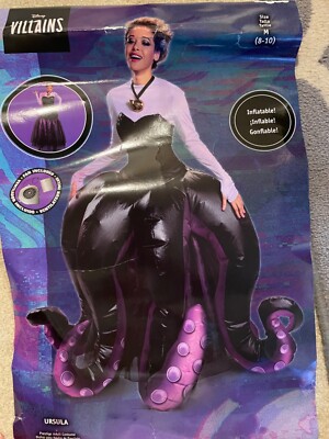 Womens Ursula Inflatable Costume Medium | eBay