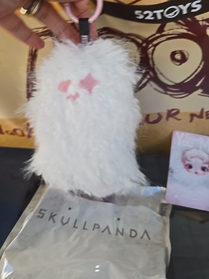 Authentic Pop Mart Skullpanda GHOSTIE you found me plush pendant ...