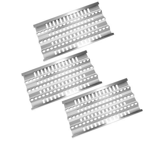 18 5/8" Stainless Steel Grill Heat Plates Heat Shield Burner Cover Tent ...