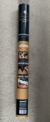 Adventure Scratch Map World Map Poster Luckies Explorer Brand New ...