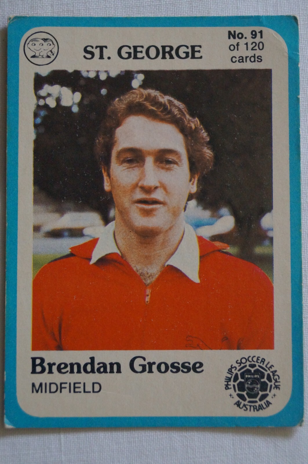 Phillips Soccer League Vintage 1978 Scanlens Trade Card St George ...