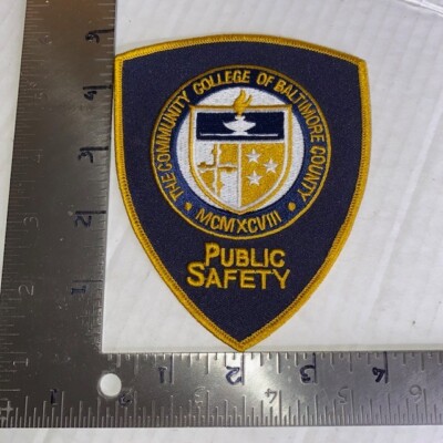 Community College of Baltimore County Public Safety patch Maryland ...