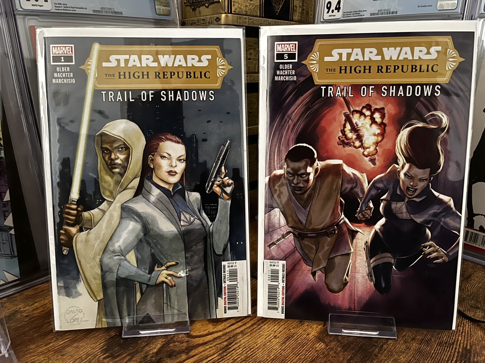 STAR WARS HIGH REPUBLIC: Trail Of Shadows #1, 5 (Marvel, 2022) 1st Full ...