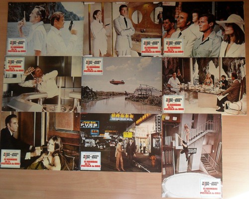 Man with the Golden Gun ORIGINAL '74 LOBBY CARD SET James Bond 007 Roger Moore b | eBay