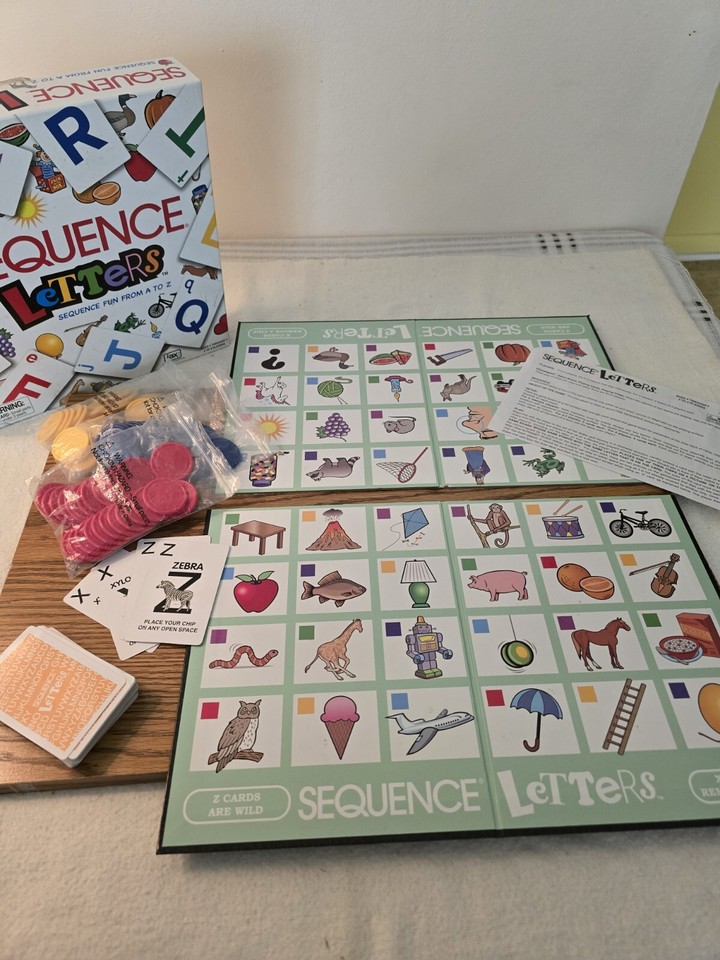 Sequence Letters Early Learning Word Letter Language Board Game ...