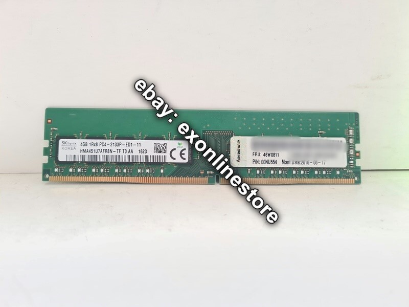 46W0809 - 4GB (1x4GB, 1Rx8, 1.2V) PC4-17000 DDR4 2133MHz LP ECC UDIMM ...