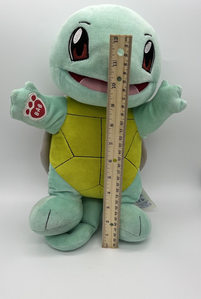 Pokemon Build-a-Bear Squirtle 14" Stuffed Plush Nintendo, 2017 Working ...