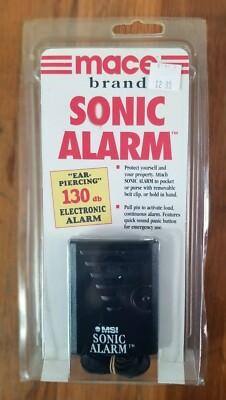 Mace Security Sonic Alarm Personal Emergency Signal 130 dB Electronic ...