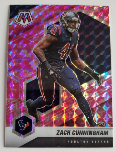 2021 Panini Mosaic Zach Cunningham Houston Texans Pink Camo Prizm #87 ...