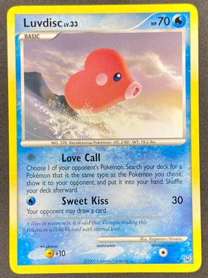 Pokémon Luvdisc 35/127 PL Platinum NM | eBay
