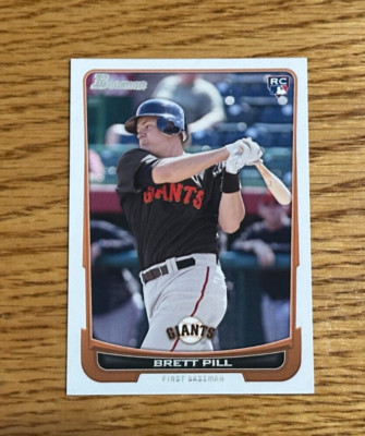 BRETT PILL 2012 Bowman #198 Rookie RC | eBay