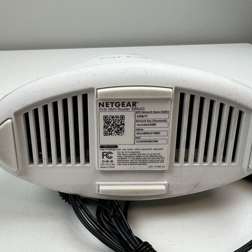 NETGEAR Orbi RBR40 Satellite Home Mesh WiFi Tri-Band Router | eBay