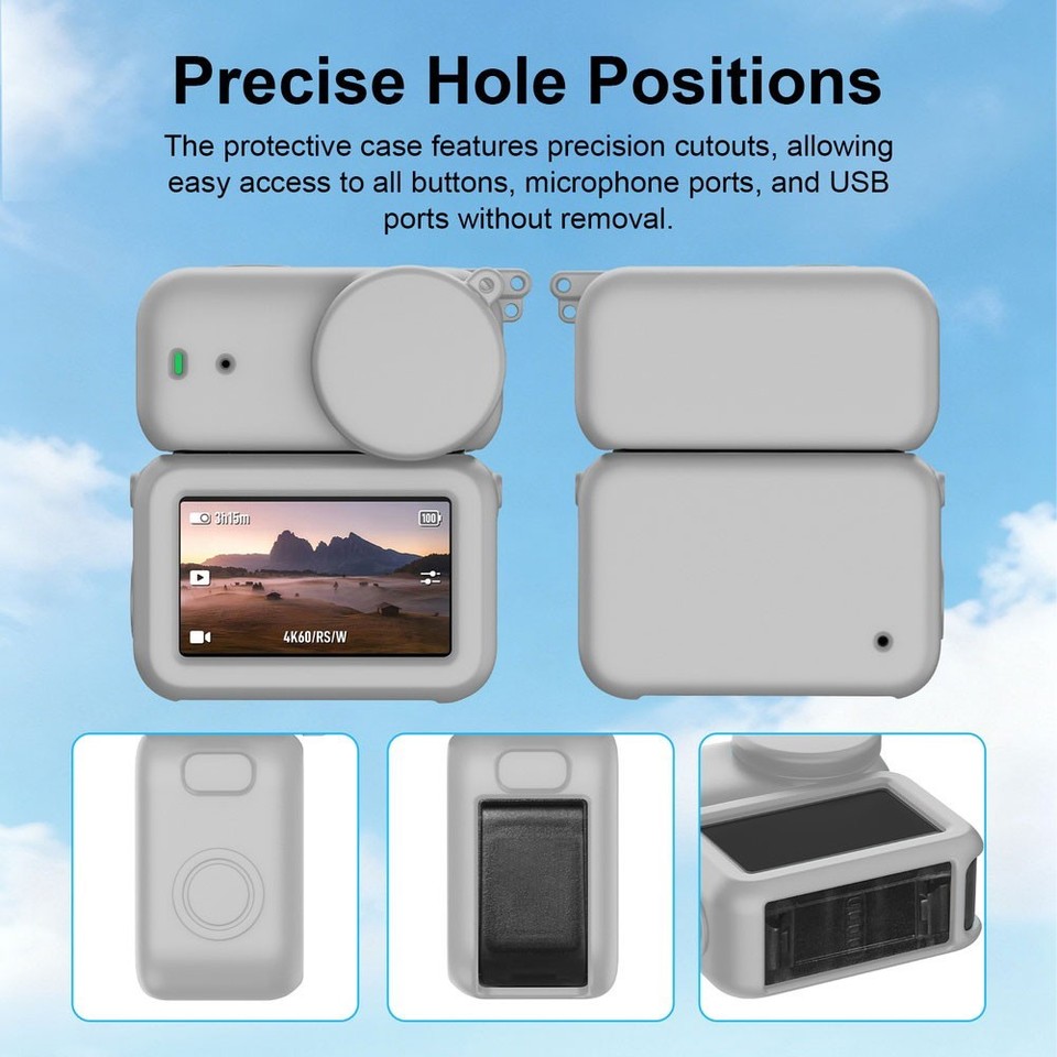 Custom Silicone Case for DJI OSMONANO Action Camera Soft Touch and ...