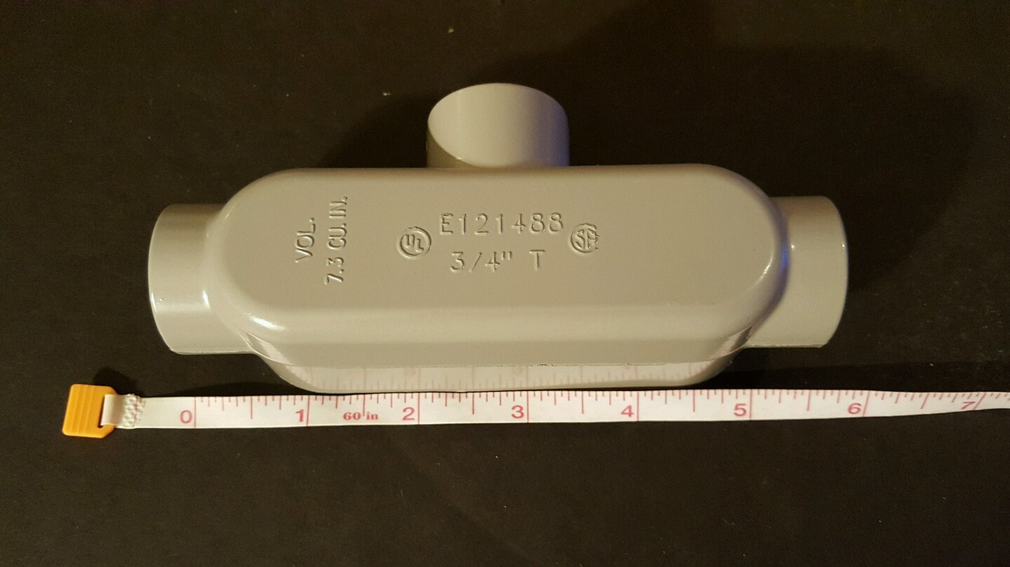 Eaton T25 Conduit Body E121488 3/4" T Vol. 7.3 CU. IN. 1 per order | eBay