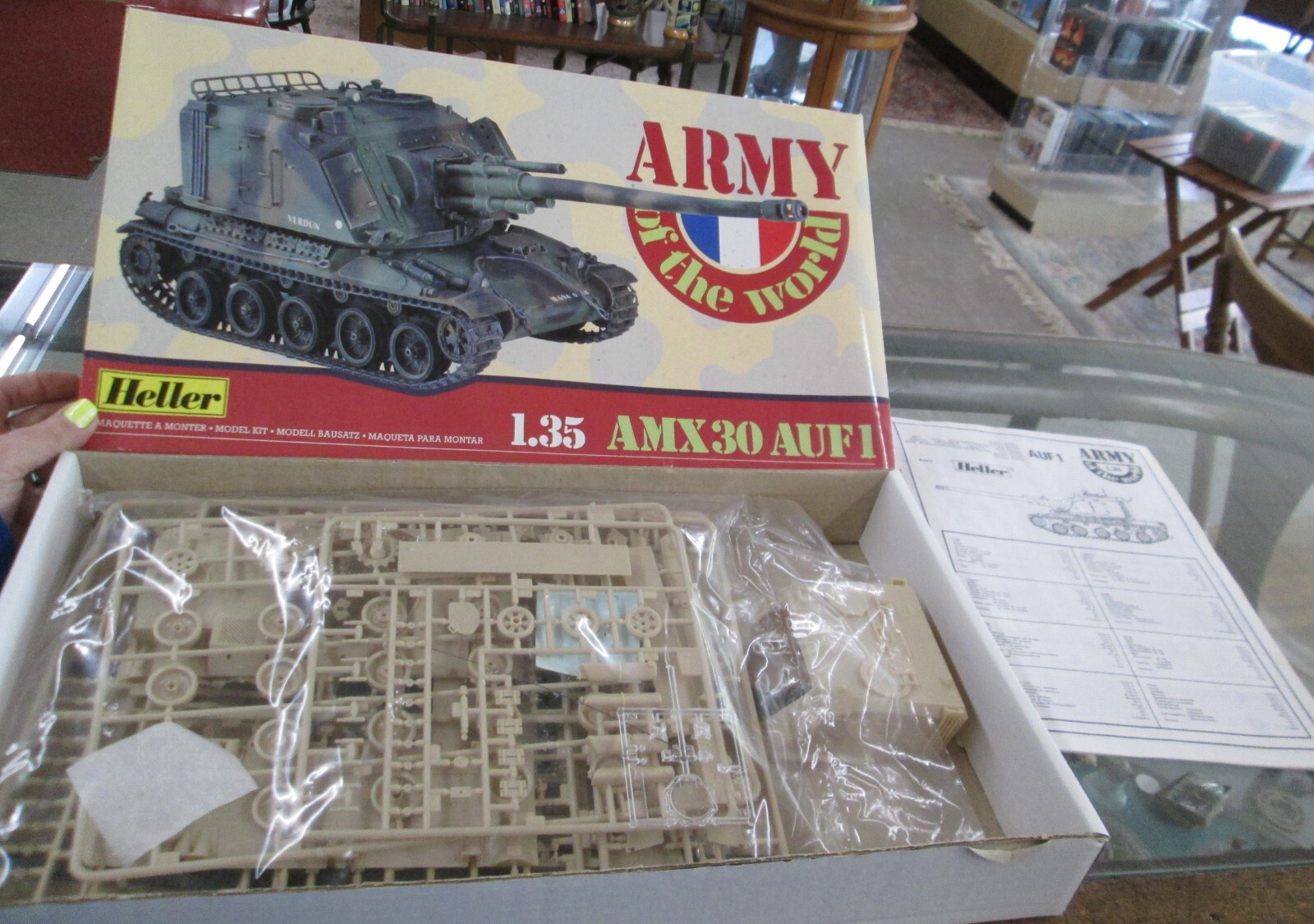 Heller 1/35 Army of the World AMX30 AUF1 un-assembled model NIB ...