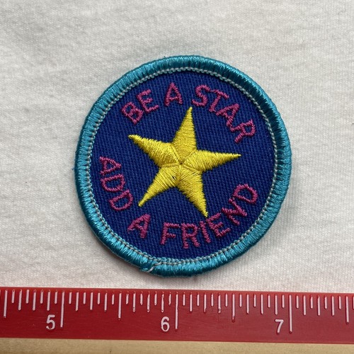 Friendship Patch BE A STAR ADD A FRIEND S001 | eBay