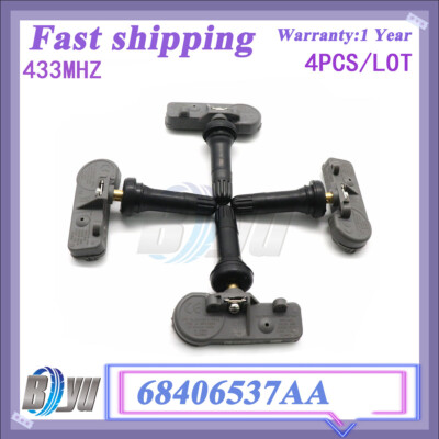TPMS 433MHz Tire Pressure Sensor 68241067AB 68406537AA For Dodge Jeep ...