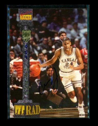 1994 SIGNATURE ROOKIES AUTOGRAPH Basketball Card LVII ASKIA JONES ...