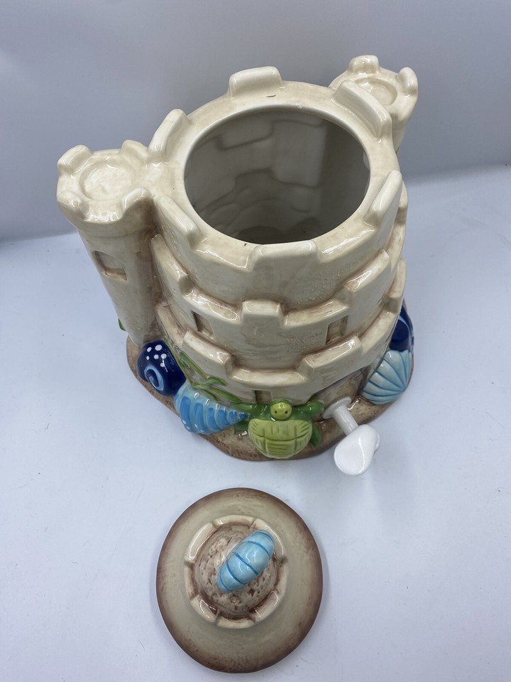NEW VTG 2008 Sand Castle Beach Beverage Dispenser Target Hand Painted ...