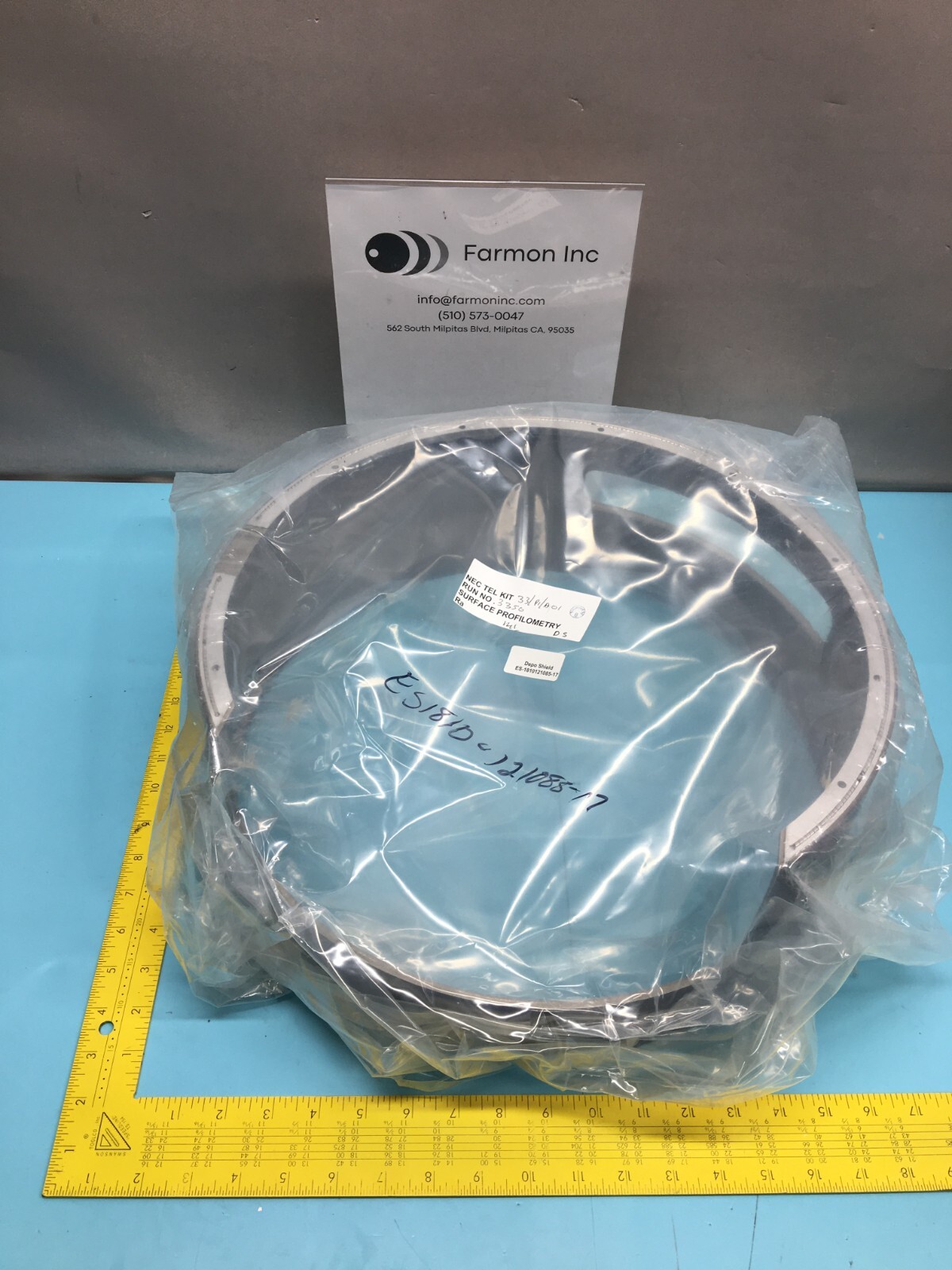 TOKYO ELECTRON TEL ES1810-121085-17 DEPO SHIELD, 139906 | eBay