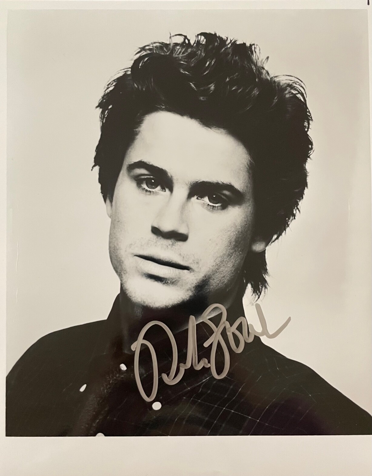 Rob Lowe ABOUT LAST NIGHT 1986 Original Autographed 8x10 Photo | eBay