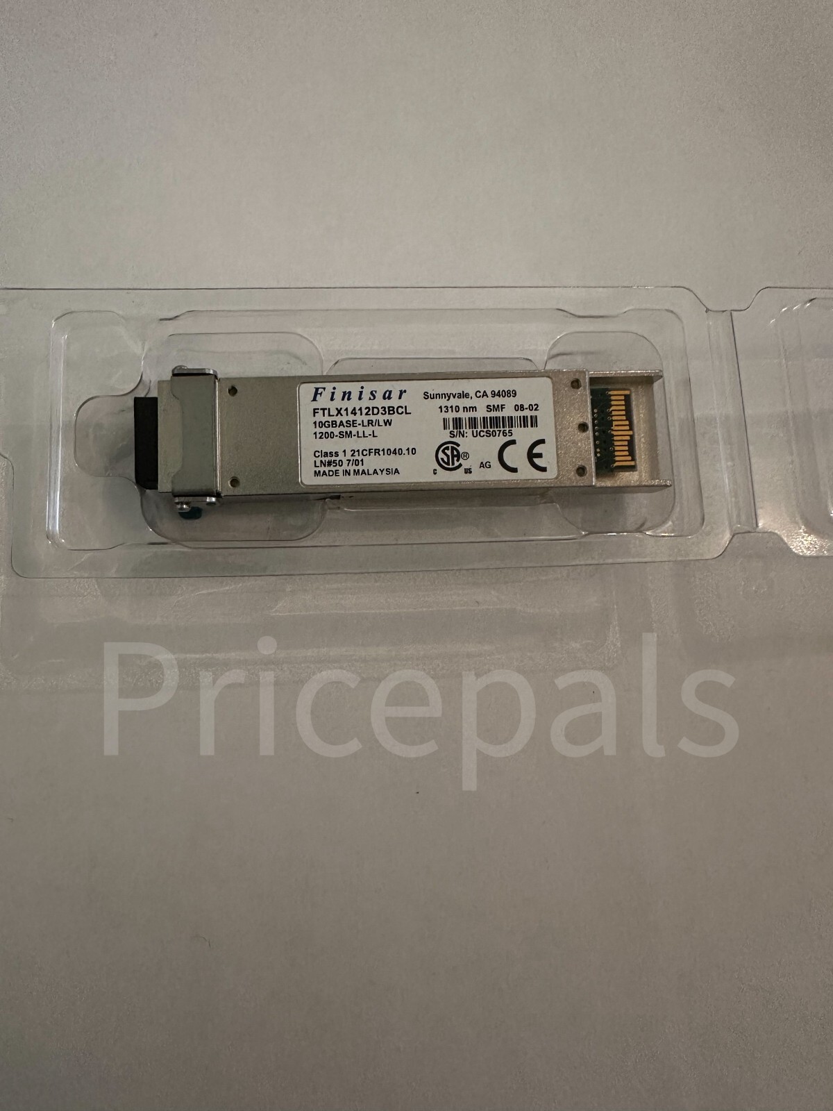 Finisar 10Gb FTLX1412D3BCL 10G-XFP-LR 1310nm LongWave optic transceiver ...