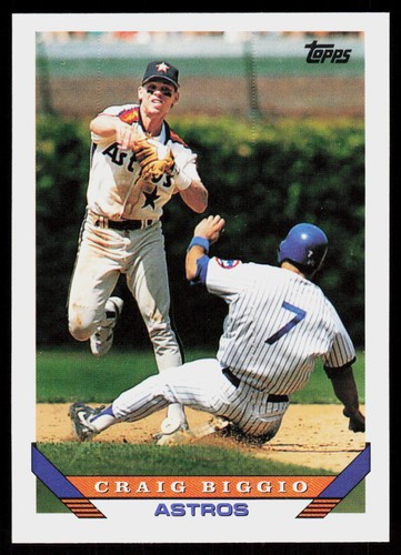 1993 Topps Craig Biggio #680 BASEBALL Houston Astros | eBay