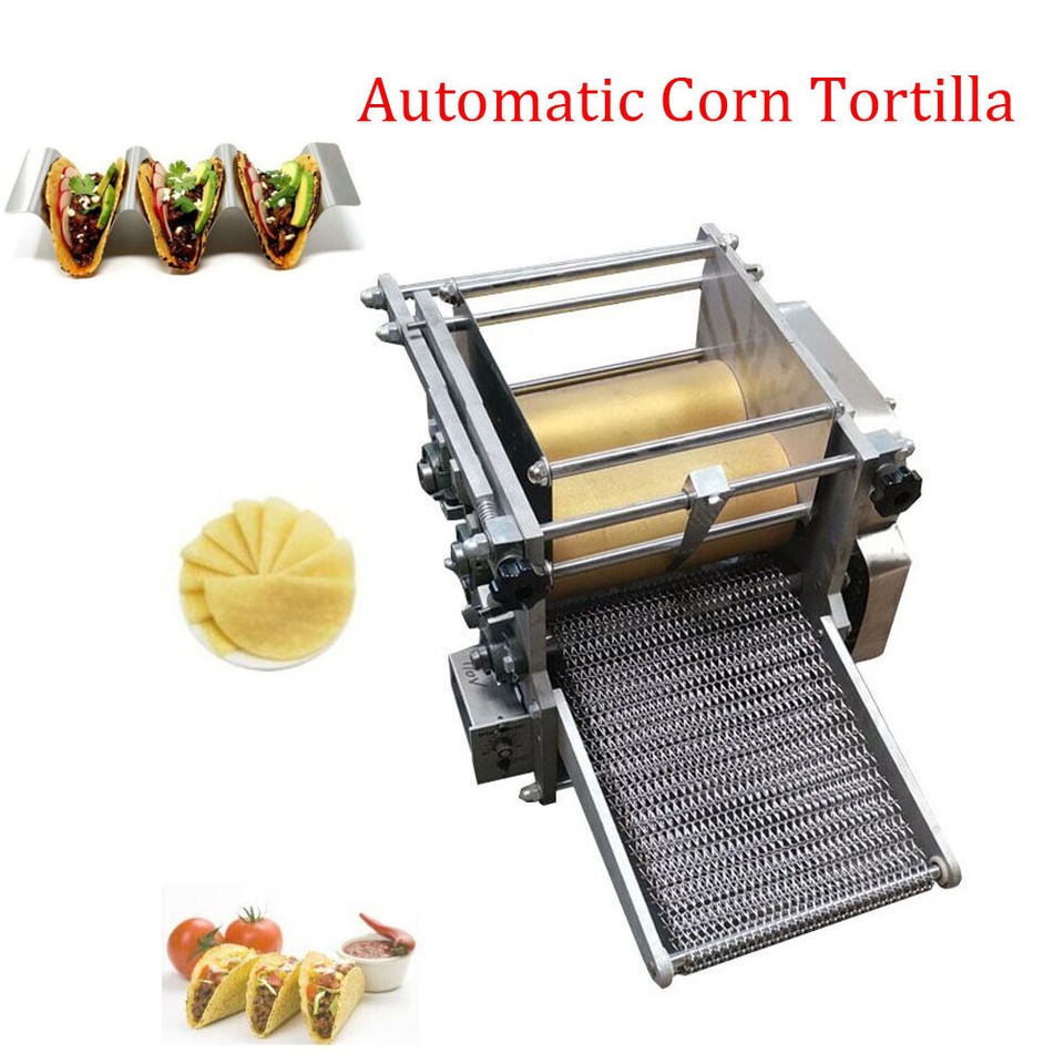 Commercial Corn Tortilla Making Machine Tacos Maker Automatic Chapatti ...