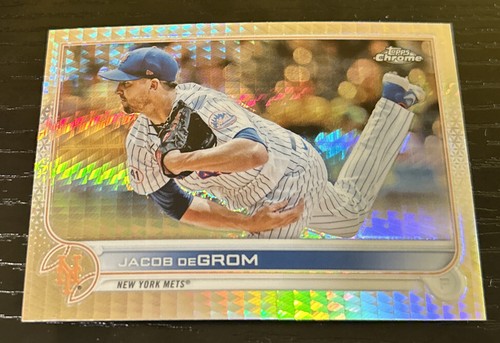 2022 Topps Chrome Jacob deGrom Prism Refractor | eBay