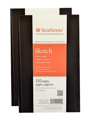 Strathmore 400 Series Hard Bound Sketch Book - [PACK OF 2] | eBay