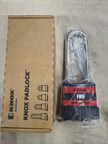Knox Fire Dept Heavy Duty Padlock Emergency Access 4.25” Shackle - No ...