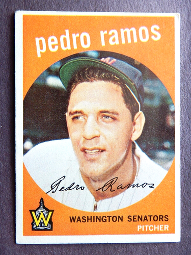 Pedro Ramos #78 Topps 1959 Baseball Card (Washington Senators) *VG | eBay