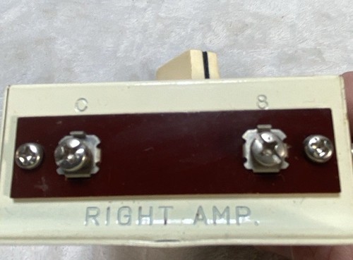 Vintage Realistic Stereo Speaker Selector Switch - Radio Shack item no ...