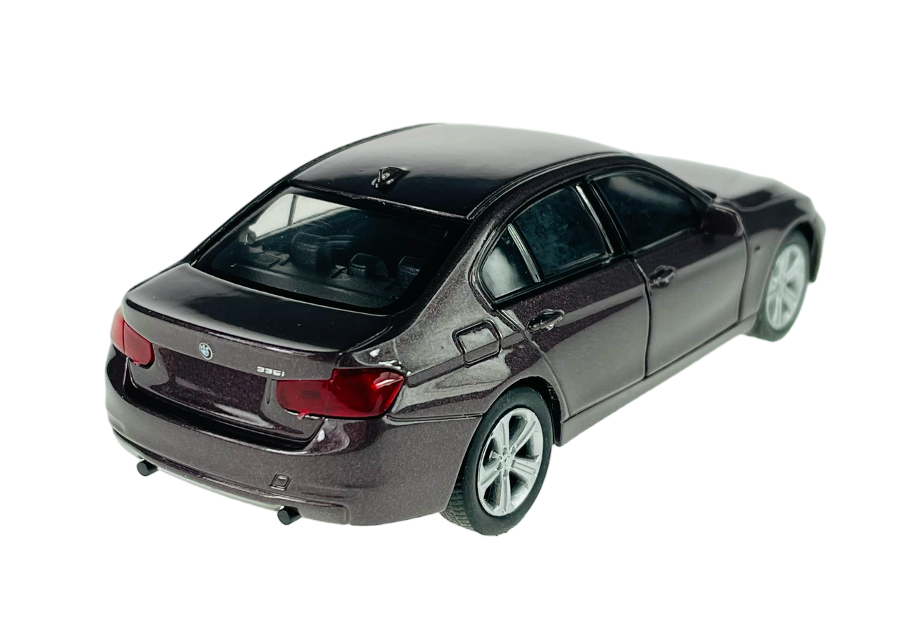 WELLY BMW 335i F30 3 SERIES PURPLE 1:34 DIE CAST METAL MODEL NEW IN BOX ...