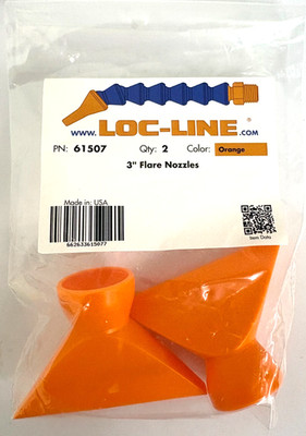 3" Flare Nozzles for 3/4" Loc-Line® USA System 2 pieces per pack #61507 ...