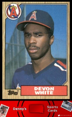1987 Topps #139 Devon White California Angels Baseball Card | eBay