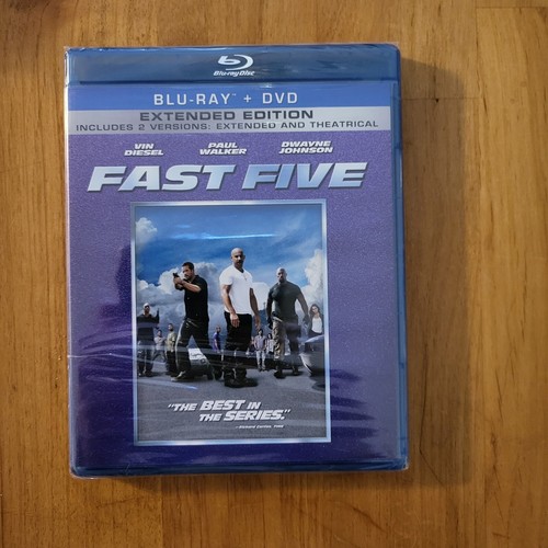 Fast Five (Blu-ray) Vin Diesel, Paul Walker, & Dwayne Johnson- NO ...