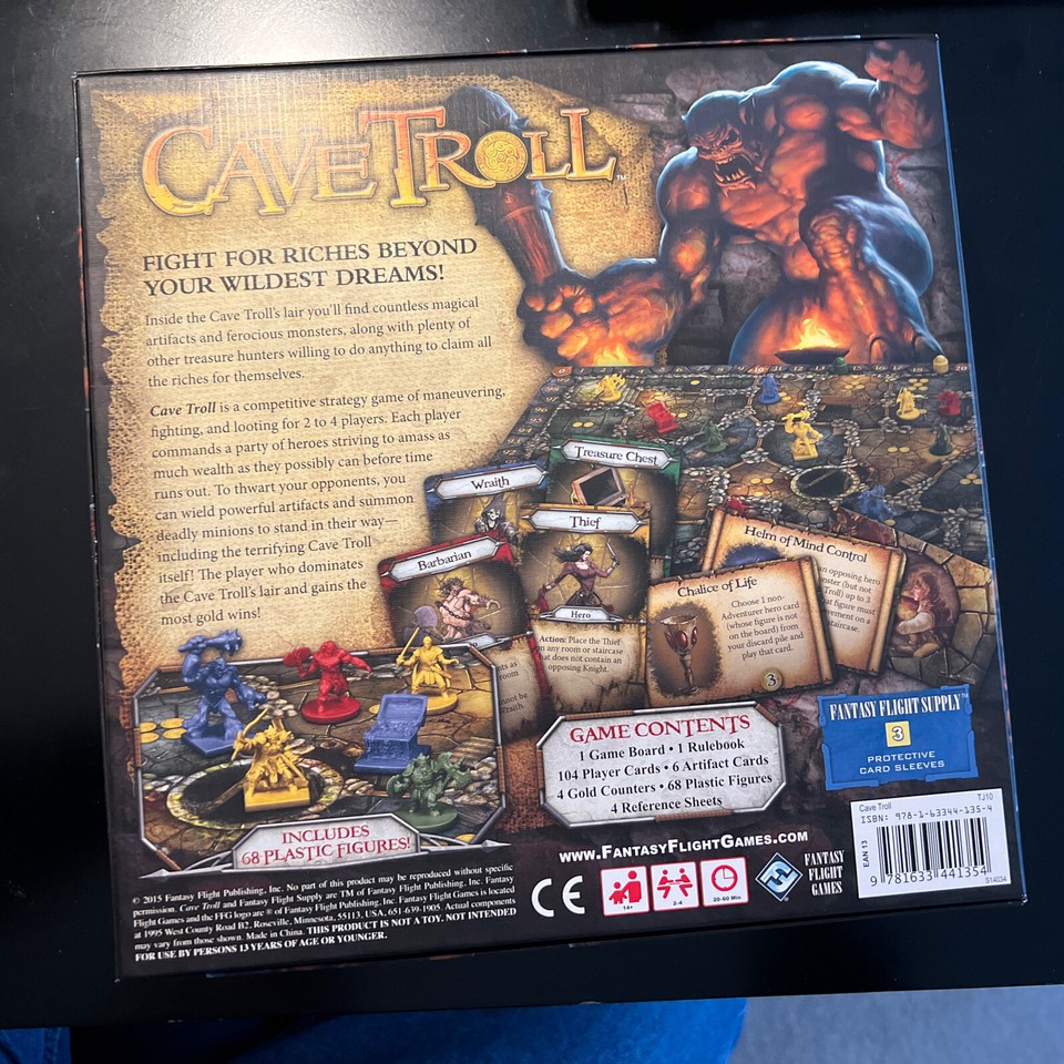 Cave Troll Board Game. Fantasy Flight Games | eBay