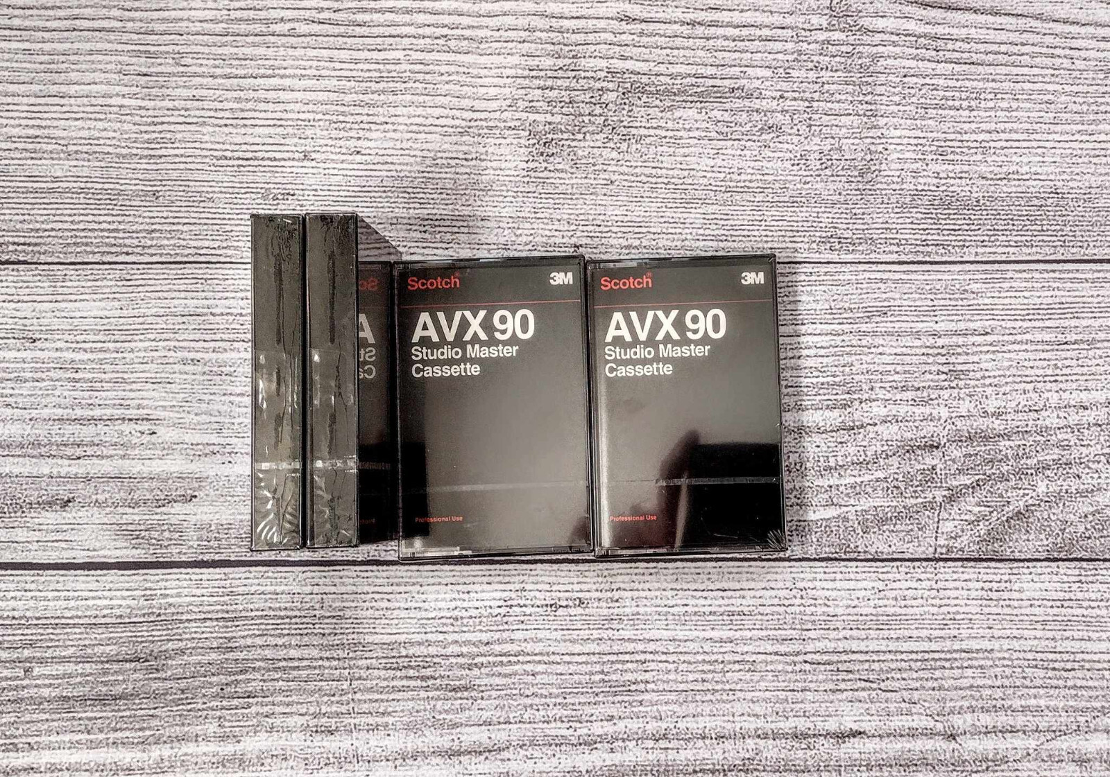 Vintage 3M AVX 90 Min Professional Audio Cassette Tapes Lot of 4 SEALED ...