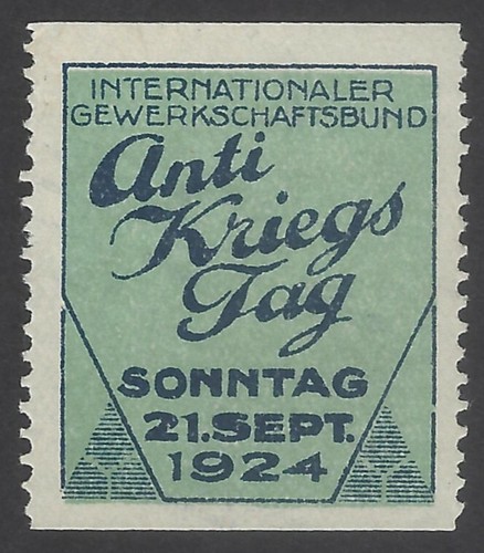 39 Germany 1924 Anti War Day poster stamp | eBay Australia
