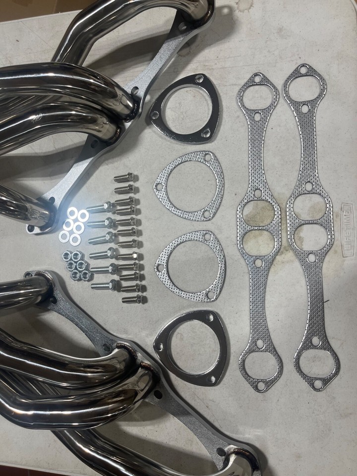 Stainless Steel Exhaust Headers for Chevy V8 262 265 283 305 327 350 ...
