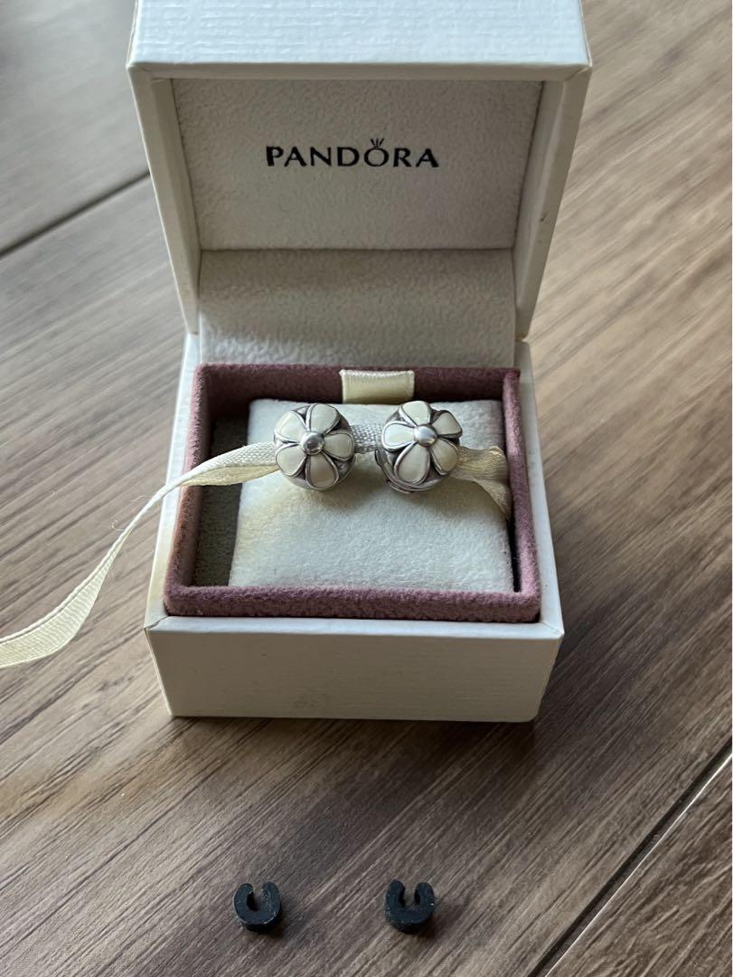 Pandora Daisy Flower Clip Charm Set Of 2 | eBay